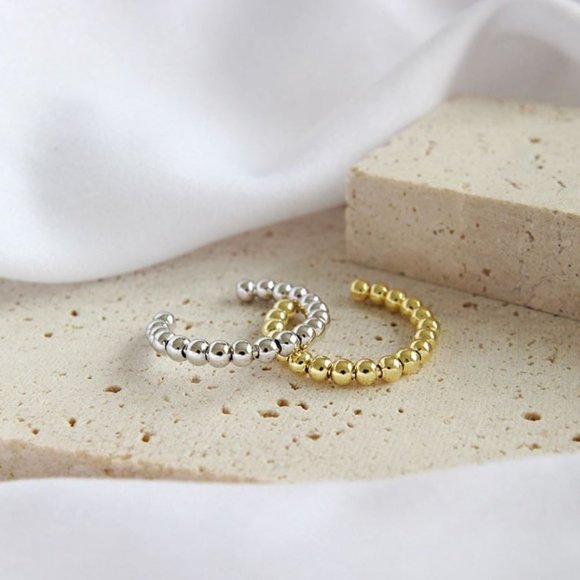 Jewelry | Minimalist 925 Sterling Silver Bead Ring Thin Ring Band ...